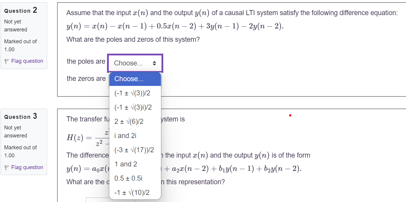 Solved Assume that the input x(n) ﻿and the output y(n) ﻿of a | Chegg.com