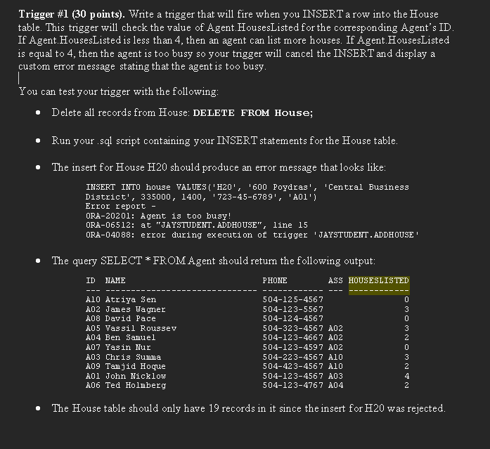 Oracle SQL Developer: CREATE TABLE Agent ( | Chegg.com