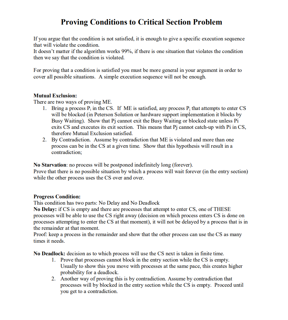 Solved Consider the following code for two concurrent | Chegg.com