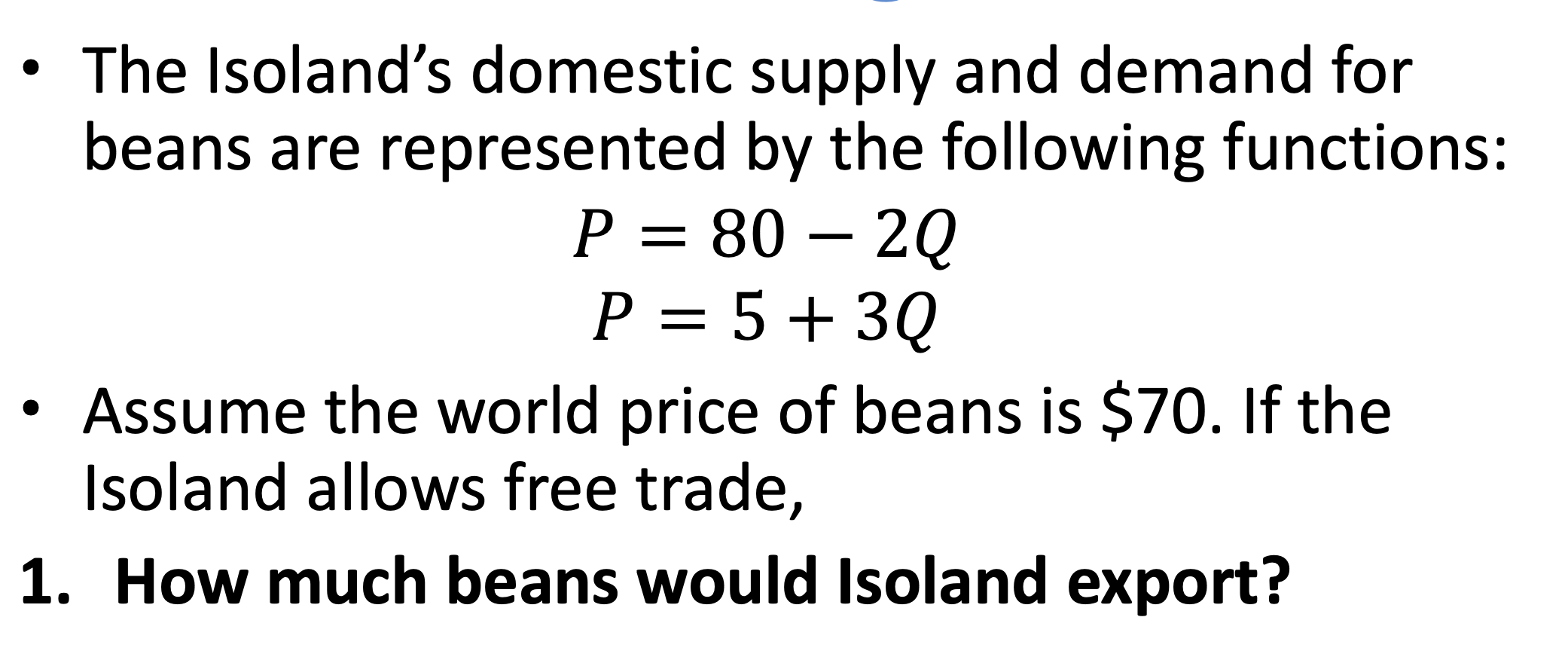 Solved The following functions represent the supply and | Chegg.com