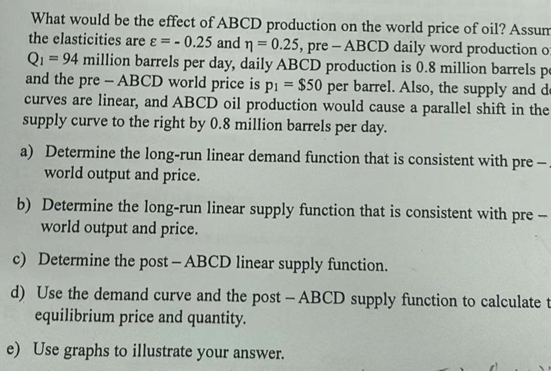 Solved What would be the effect of ABCD production on the | Chegg.com