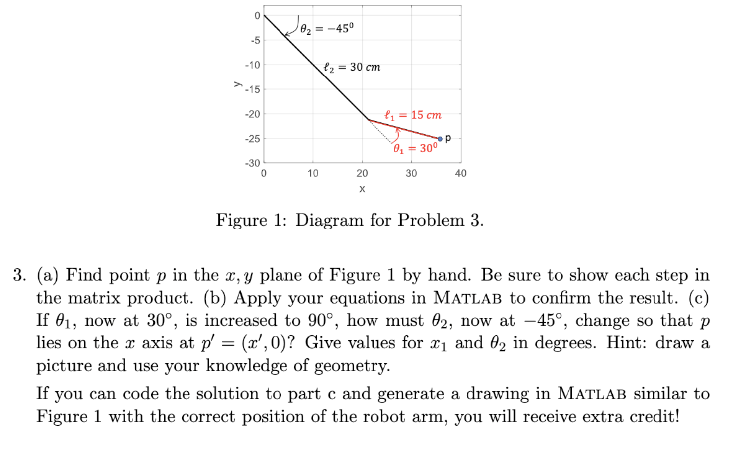 Solved Please answer all parts. a) ﻿Find point p ﻿in the x,y | Chegg.com