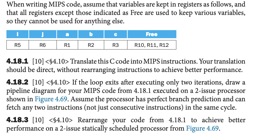 Solved When writing MIPS code, assume that variables are | Chegg.com