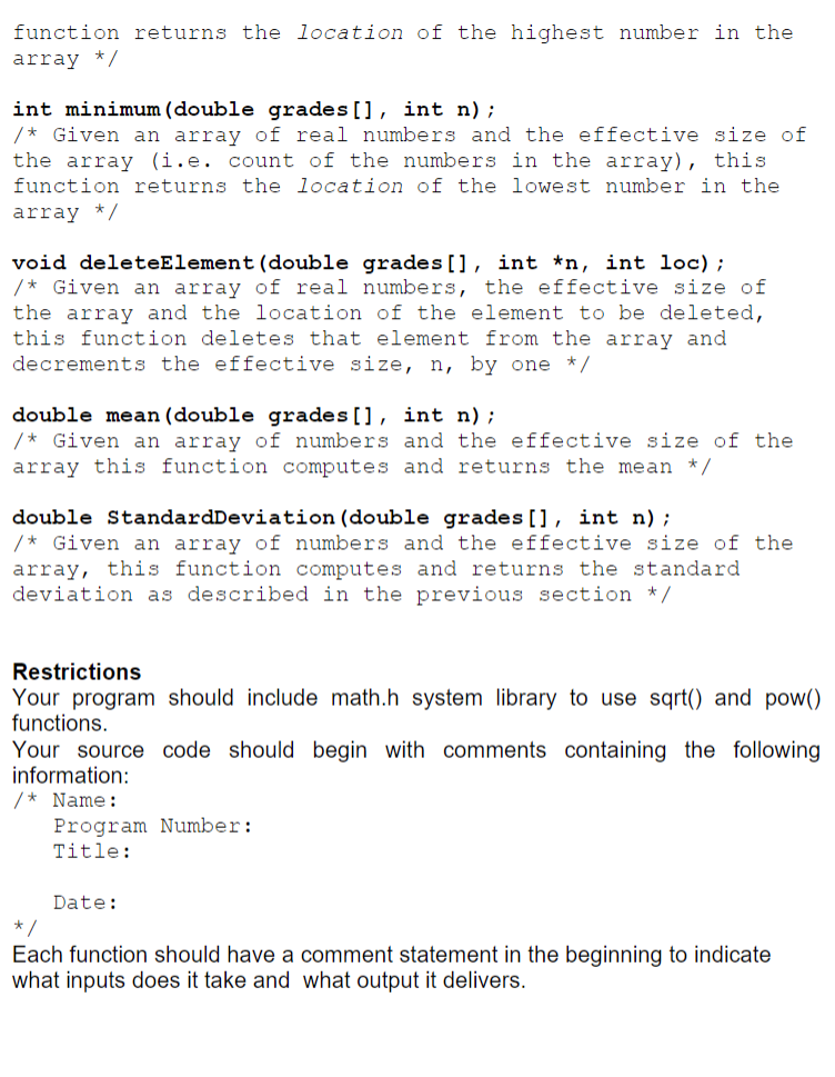 Solved Standard Deviation: Another common statistical | Chegg.com