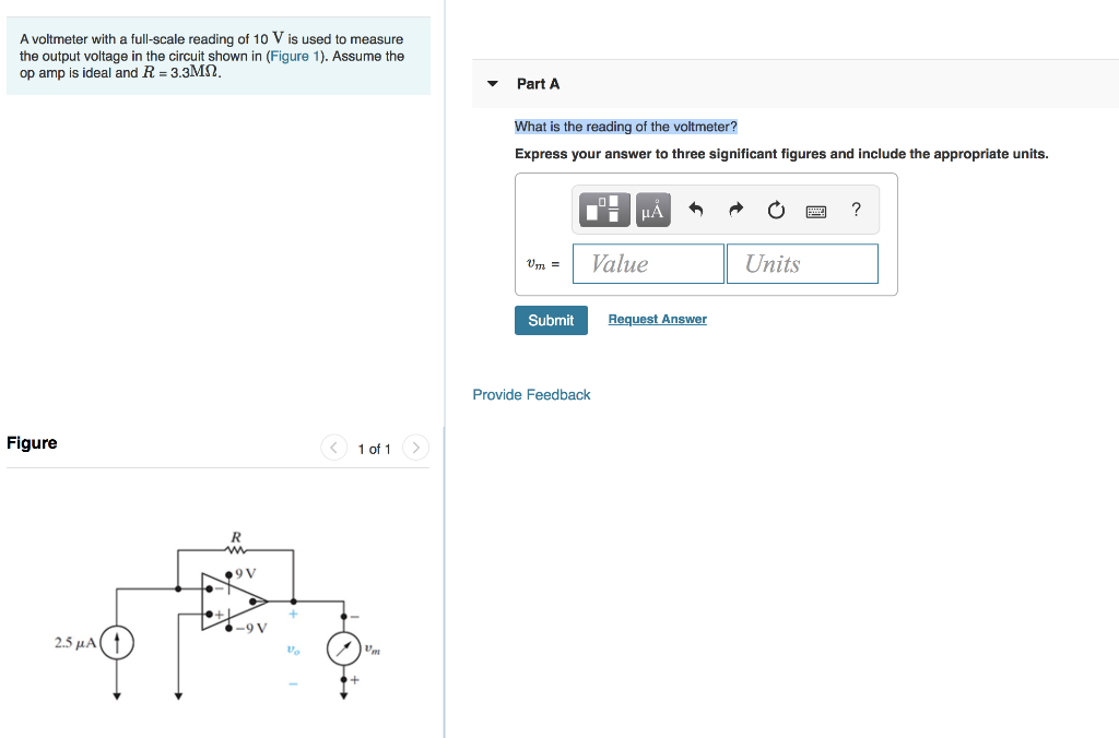 Solved A voltmeter with a full-scale reading of 10 V is used | Chegg.com