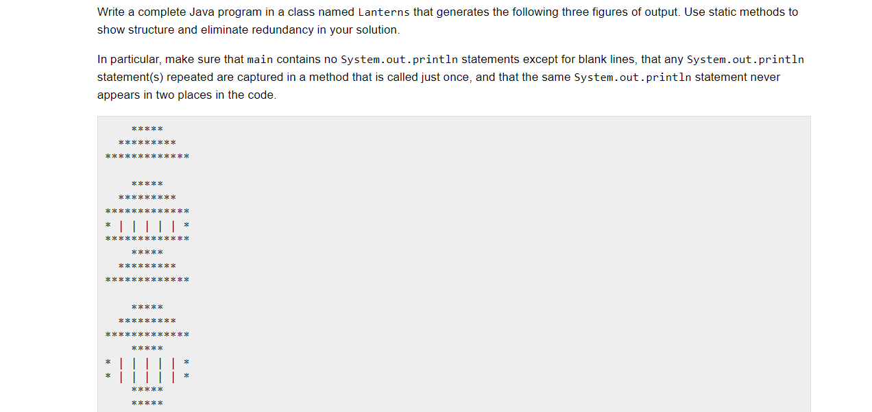 Solved Write a complete Java program in a class named | Chegg.com