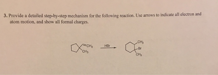 Solved provide a detailed step-by-step mechanism for the | Chegg.com