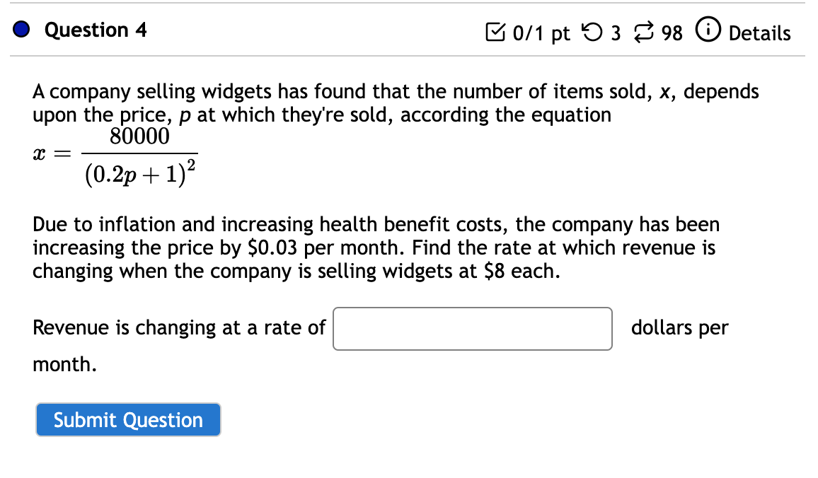 Solved A company selling widgets has found that the number | Chegg.com