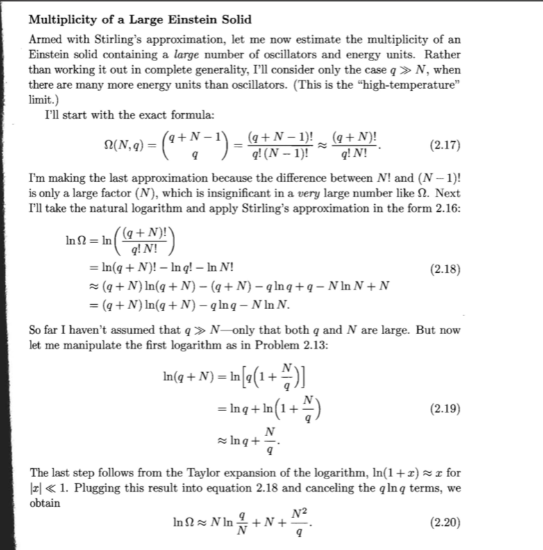 Solved 9. Derive a formula for the "low temperature" | Chegg.com