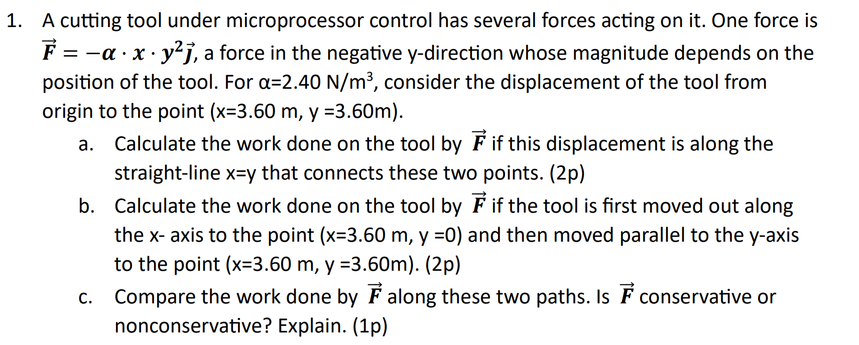 Solved A cutting tool under microprocessor control has | Chegg.com