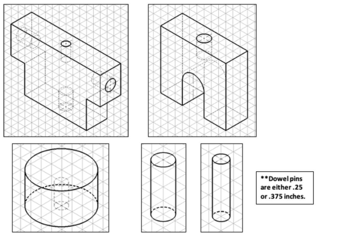 Solved Fully dimension the multiview drawings. Consider 4 | Chegg.com
