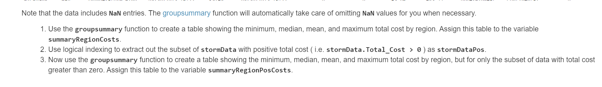 MATLAB exercise is to teach you how to use | Chegg.com