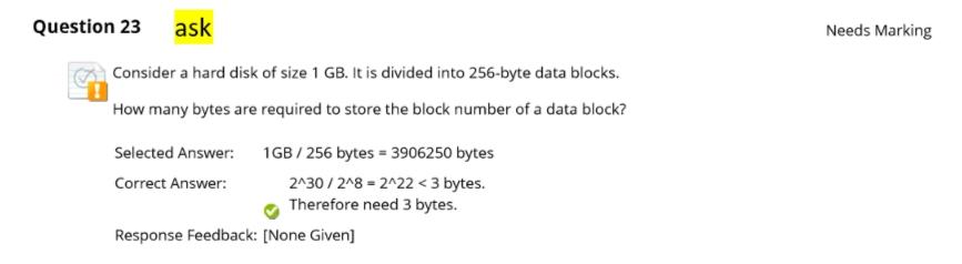 Solved COMP604 Operating System Mock Test Can someone | Chegg.com