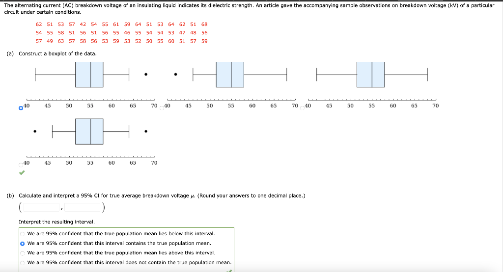 Solved The alternating current (AC) breakdown voltage of an | Chegg.com