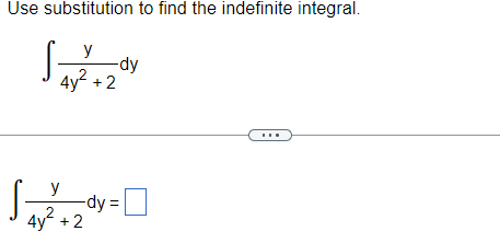 Solved Use substitution to find the indefinite integral. | Chegg.com