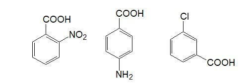 Solved Cl COOH COOH NO2 CooH NH2 | Chegg.com