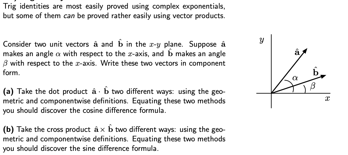 Solved Trig identities are most easily proved using complex | Chegg.com