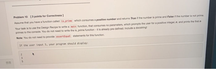 Solved Problem 10 [3 points for Correctness Assume that you | Chegg.com