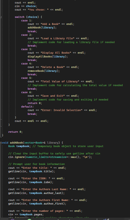 Solved Project - ValueOfLibrary()Previously, you created a | Chegg.com