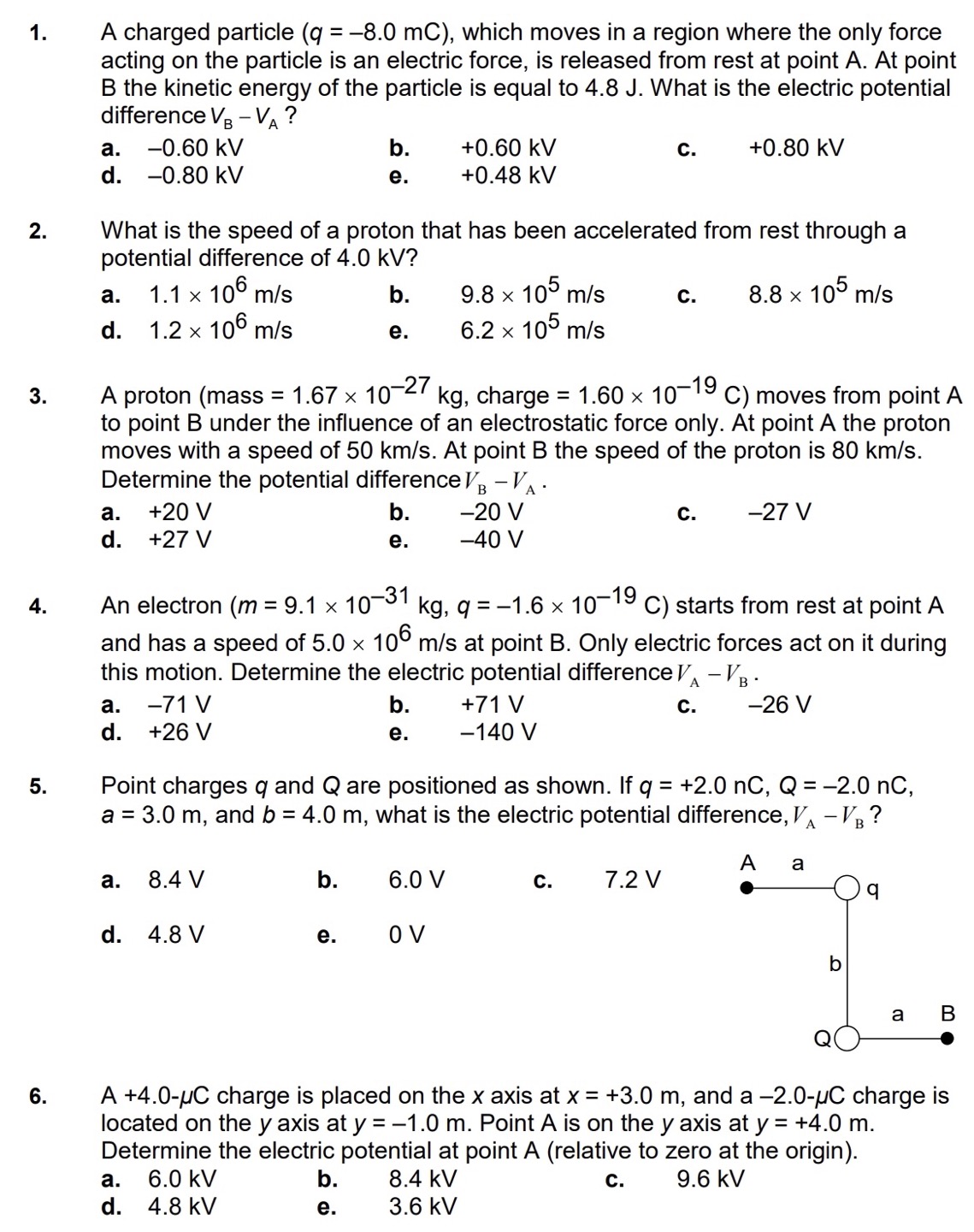 Solved 1. A charged particle (q=−8.0mC), which moves in a | Chegg.com