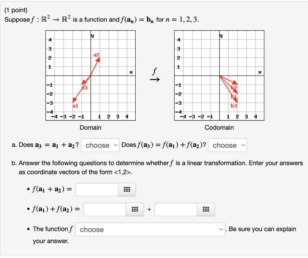Solved Suppose f:R2→R2 is a function and f(an)=bn for | Chegg.com