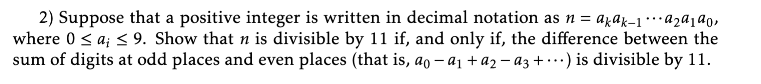 Solved 2) Suppose that a positive integer is written in | Chegg.com