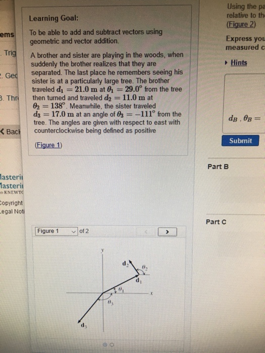Solved To be able to add and subtract vectors using | Chegg.com