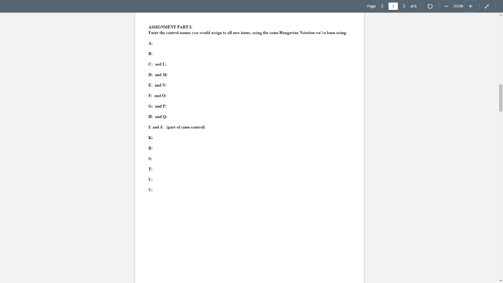 Solved NEED THE HUNGARIAN NOTATION MATCHED LETTER FOR LETTER | Chegg.com