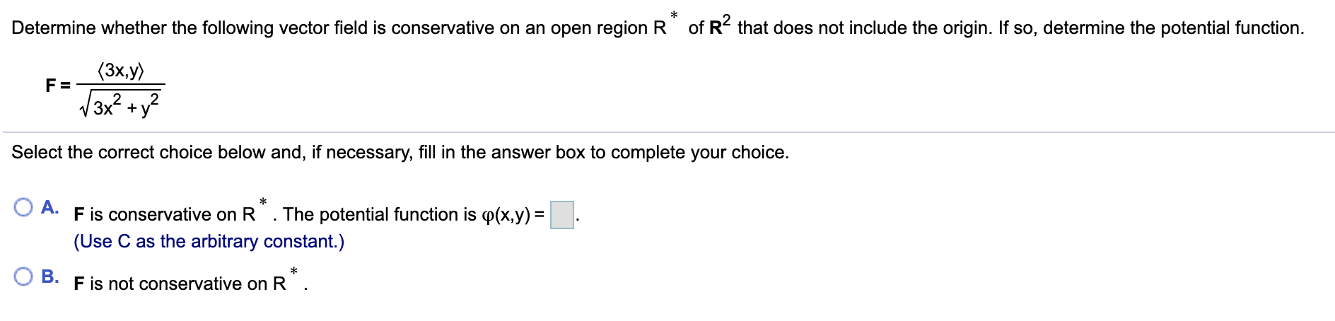 Solved Determine Whether The Following Vector Field Is