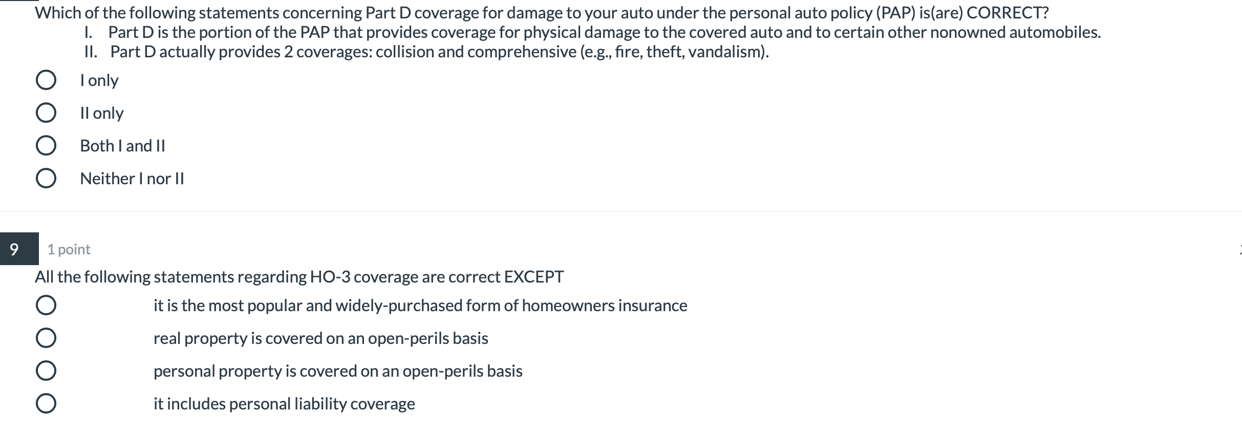 Solved Which of the following statements concerning Part D | Chegg.com