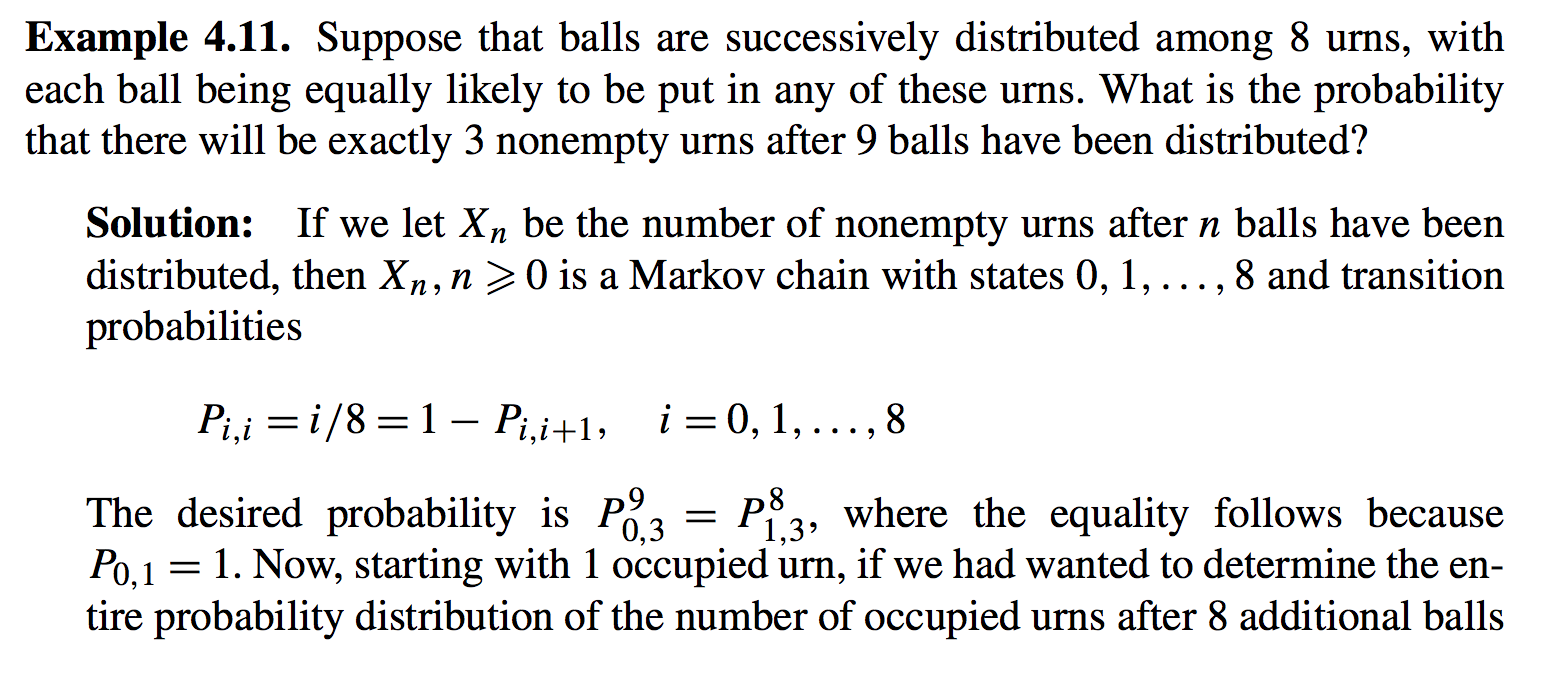 Solved Example 4.11 Suppose that balls are successively | Chegg.com