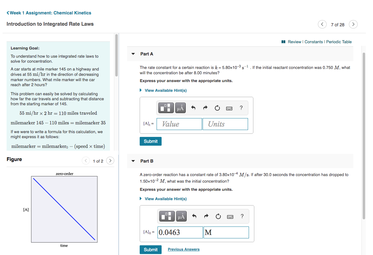 Solved PART A - The rate constant for a certain reaction is | Chegg.com