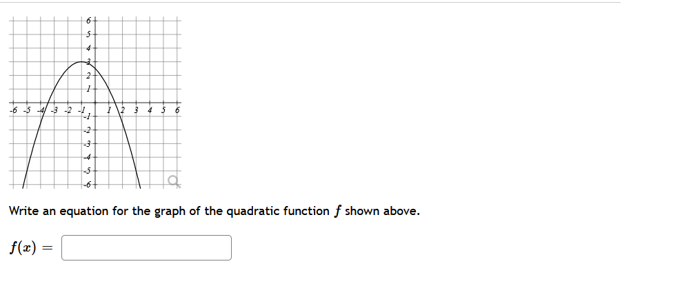 Solved 2 -6 -5 -4 -3 -2 J 4 5 6 +4 -2 -3 -4 Write an | Chegg.com