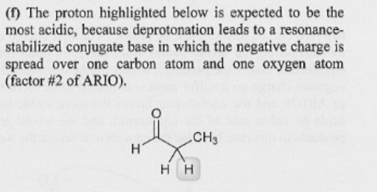 Solved (1) The proton highlighted below is expected to be | Chegg.com