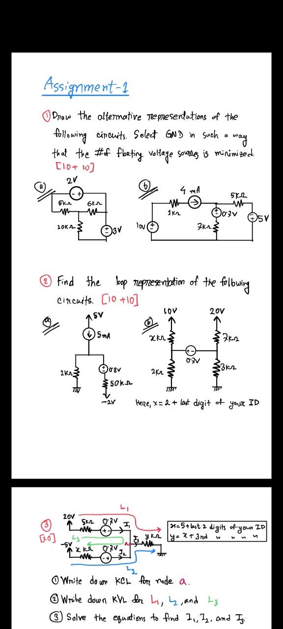 Solved Assignment-1 Draw the alternative representations of | Chegg.com