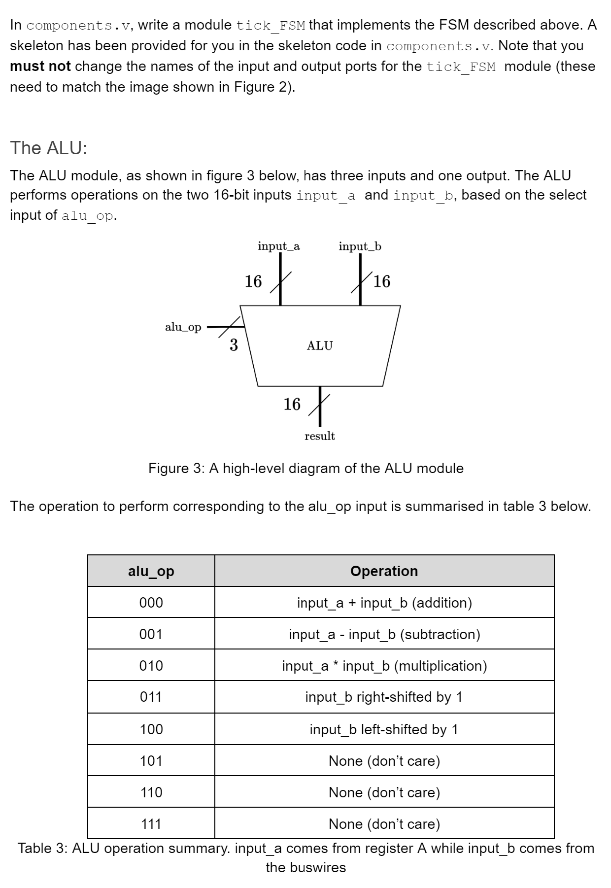 Solved Task 1: The CPU Components To begin, we must first | Chegg.com