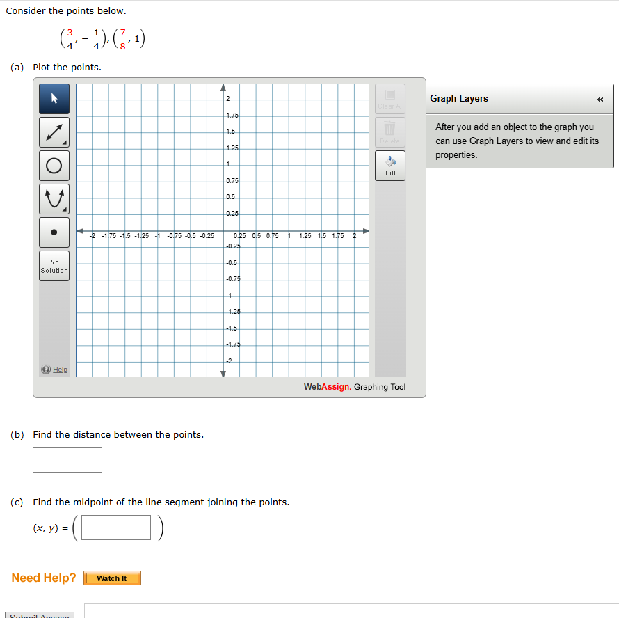 Solved Consider the points below.(34,-14),(78,1)(a) ?PI | Chegg.com