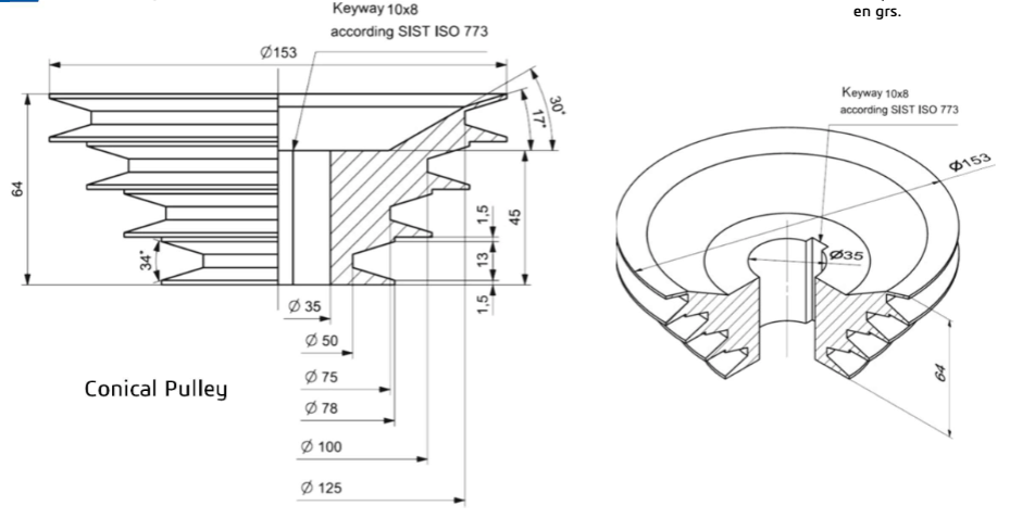 Solved Using solidworks (or nx), as well as the revolve tool | Chegg.com