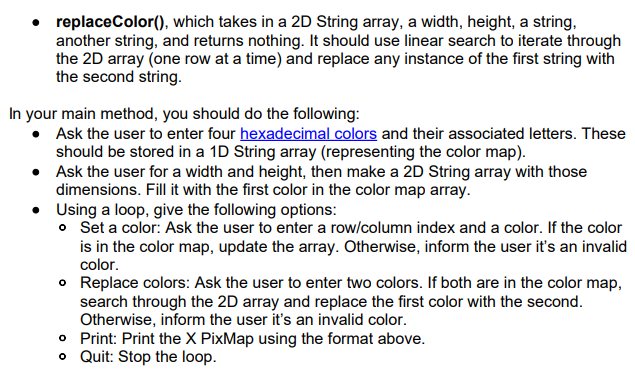 Solved Assignment 6B: X PixMap Images. Most images are | Chegg.com
