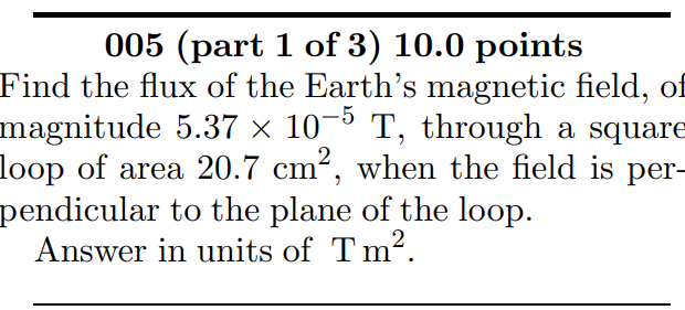 Solved 005 (part 1 of 3) 10.0 points Find the flux of the | Chegg.com