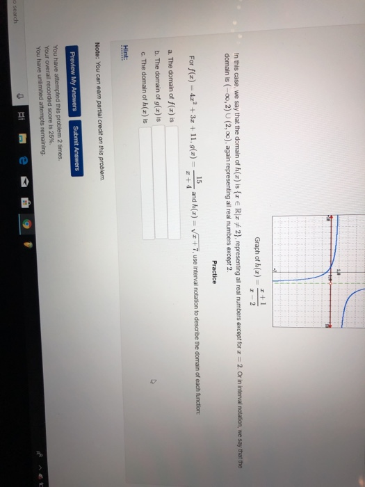 Solved r 1 r -2 Graph of h(z) 'n this case, we say that the | Chegg.com