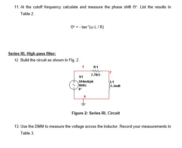 Solved Frequency Response of RL Network Low Pass (LP) and | Chegg.com