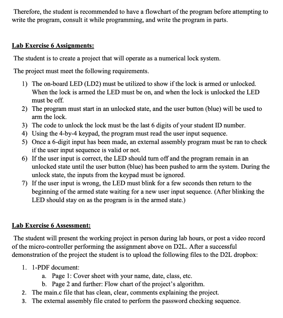 CPE3000: Computer Organization and Interfacing Lab | Chegg.com