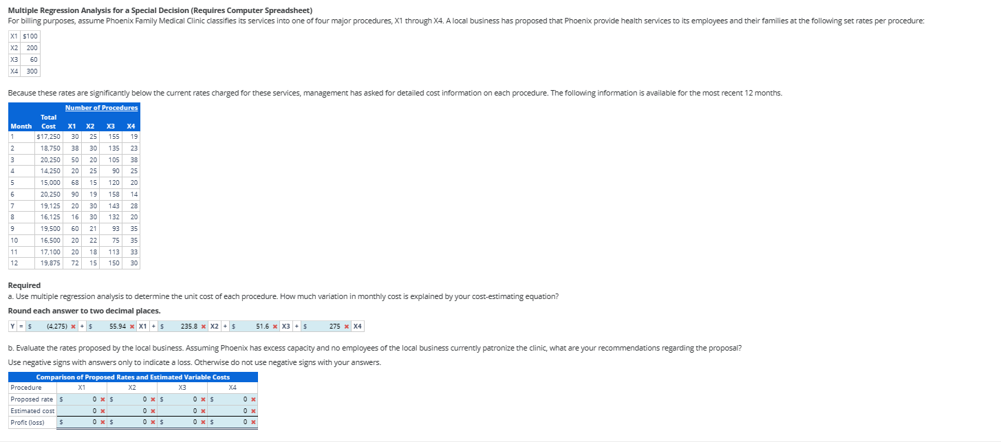 Solved Required a. Use multiple regression analysis to | Chegg.com