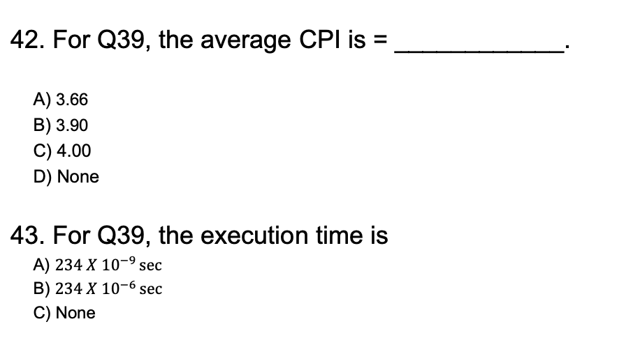 Solved 39. For the high-level code segment below, MIPS | Chegg.com