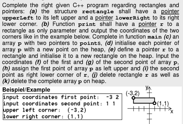 Solved Complete the right given C++ program regarding | Chegg.com