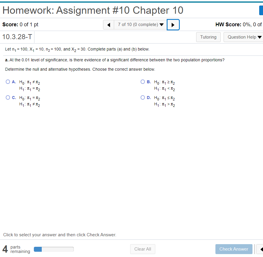 Solved Homework Assignment 10 Chapter 10 Score 0 Of 1 Pt