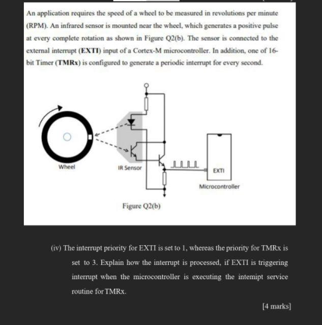 An application requires the speed of a wheel to be | Chegg.com