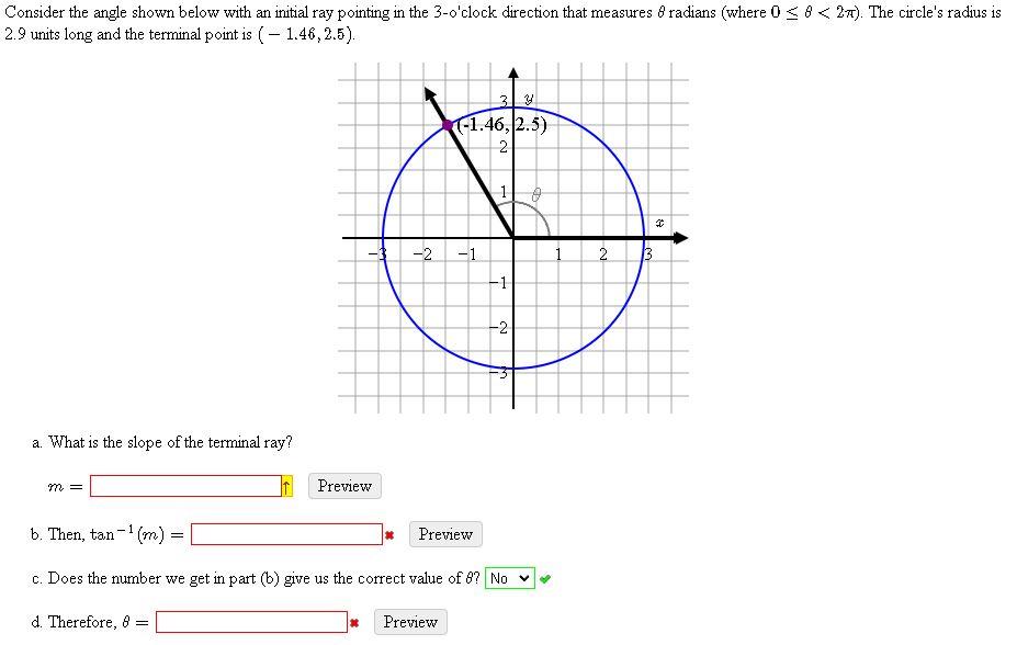 Solved Consider the angle shown below with an initial ray | Chegg.com