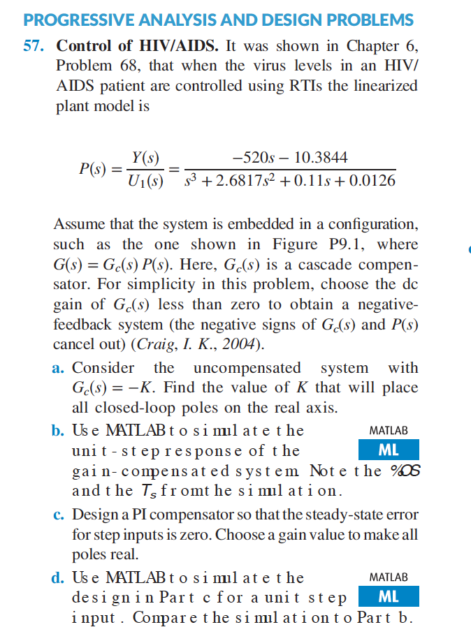 Solved PROGRESSIVE ANALYSIS AND DESIGN PROBLEMS 57. Control | Chegg.com